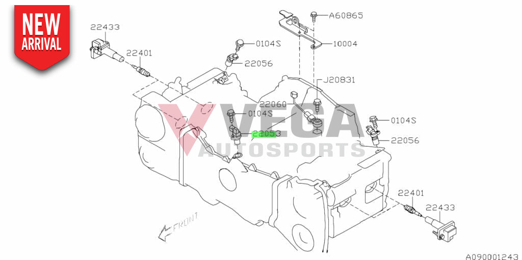 Crankshaft Sensor to suit Subaru Impreza GC8 GF8 GM8 GD 94-14 22053AA0 ...