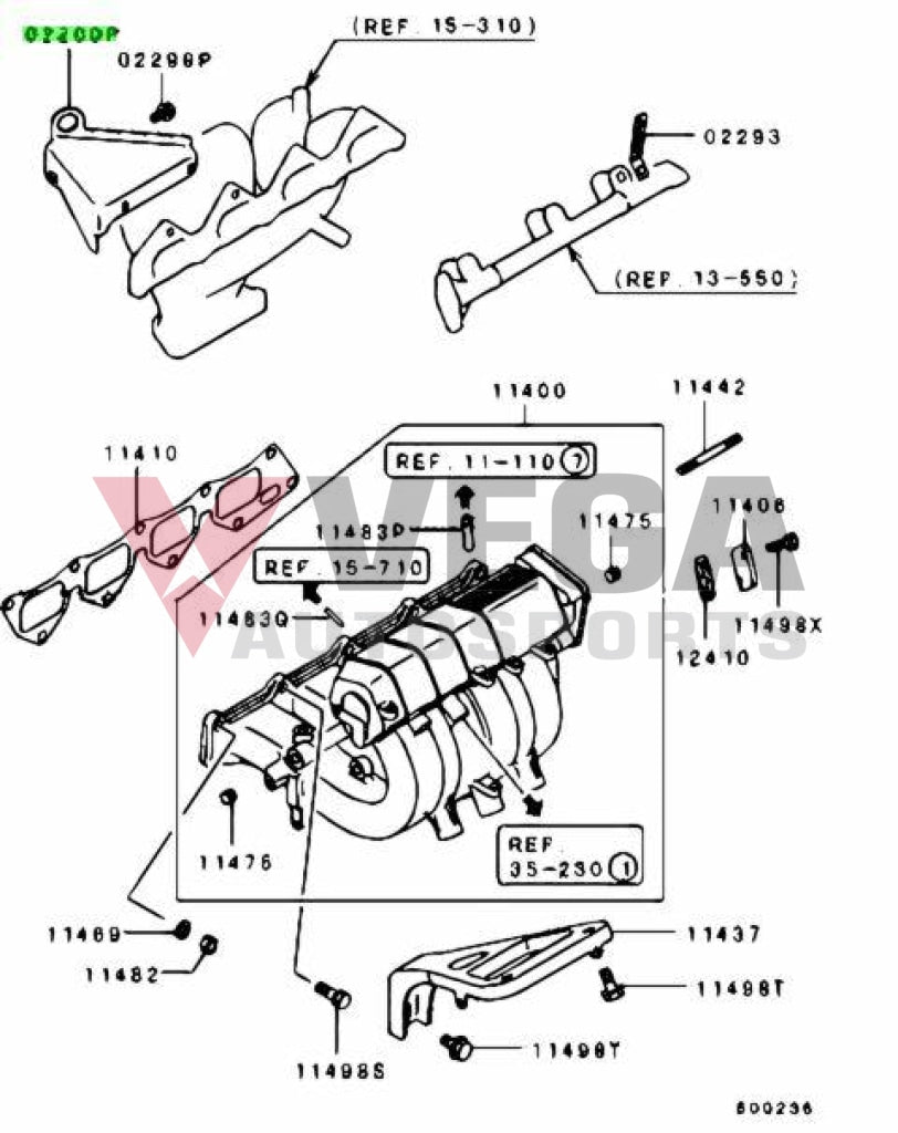 Engine Hanger Bracket to suit Mitsubishi Lancer Evolution 3 / 4 CE9A C ...