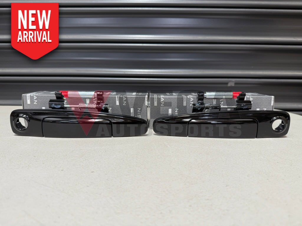 Front Outer Door Handle Assembly (RHS & LHS) GV1 to suit Nissan Skylin ...