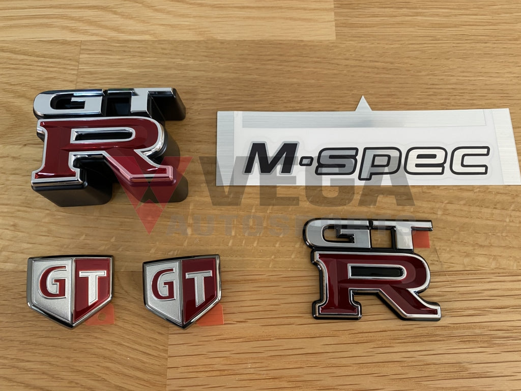 Genuine Nissan GTR OEM Emblem Set and "M-Spec" Decal to suit Nissan ...