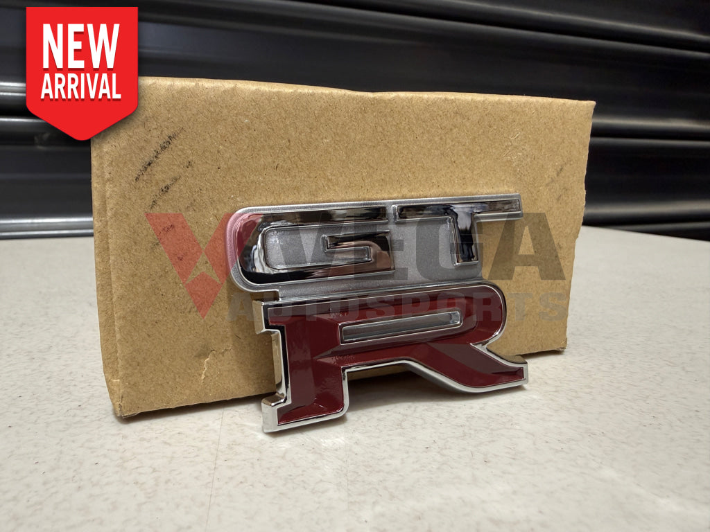GTR Boot Lid Badge (Replica) to suit Nissan Skyline R32 GTR (Jet Silve ...