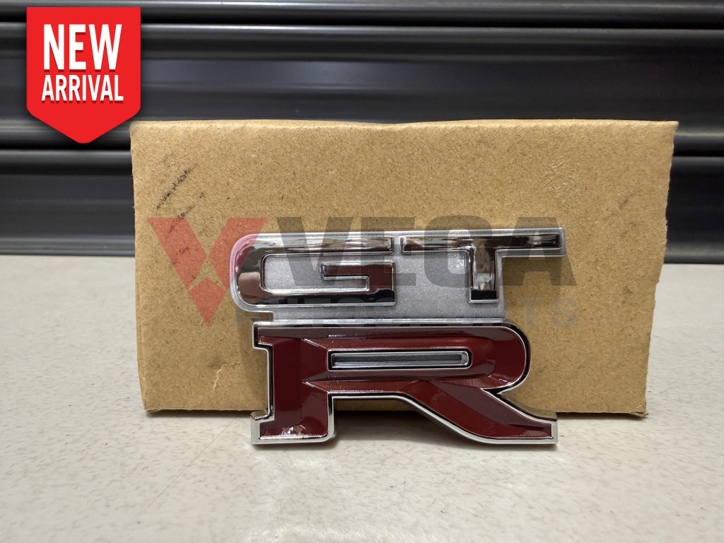 GTR Boot Lid Badge (Replica) to suit Nissan Skyline R32 GTR (Jet Silve ...