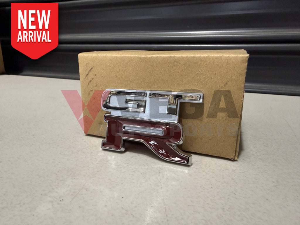 GTR Boot Lid Badge (Replica) to suit Nissan Skyline R32 GTR (Spark Sil ...
