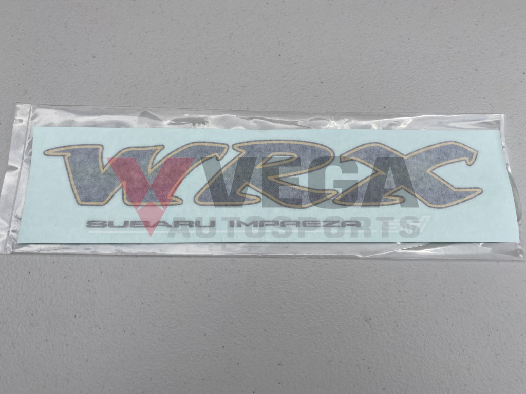 Rear "WRX" Decal Sticker White STi to suit Subaru Impreza GC8 93-01 ST ...